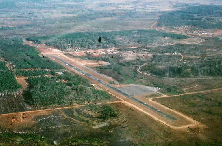 Luscombe Airfield (Nui Dat) - Now and then - AN Tours Vietnam